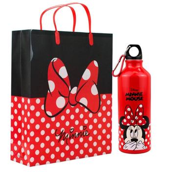 Kit Presente Garrafa Inox 500 Ml Sacola Minnie Mouse - Disney - Garrafa ...