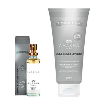 Kit Presente Masculino Perfume Hidratante Imortal Amakha - Amakha Paris ...