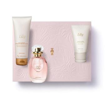 Kit Presente Perfume L'eau De Lily Soleil 75ml + Geleia Iluminadora E ...