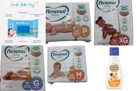 Kit Presenteavel Chá De Bebê Criança Presente Mimos Fraldas - belos e ...