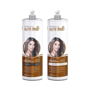 Kit Probelle Super Bonita Sh + cond 1000ml Liso Mais Cresc - Kit de ...