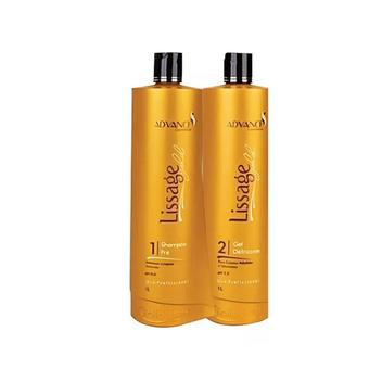 KIT Progressiva Sem Formol Lissagé Gold Hair Advance SHAMPOO anti ...