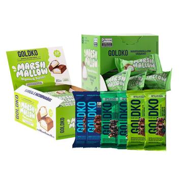 Kit Proteico Chocolate Vegano - GoldKo - Chocolate Proteico - Magazine ...