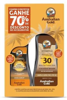Kit protetor solar fps30 + accelerator australian gold - Protetor Solar ...