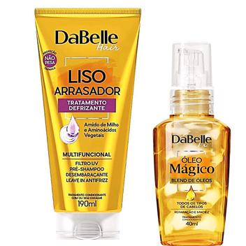 Kit Protetor Térmico Liso Arrasador + Óleo Reparador /Cabelo - DaBelle ...