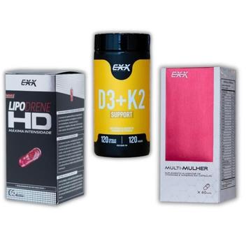 Kit Queima Termogênico + Beleza (Pele, Unhas, Cabelos) - exx nutrition - Nutricosméticos ...