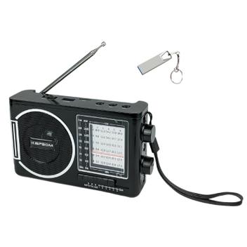 Kit Radio FM AM SW Retro Com Conexão Usb Micro Sd Bluetooth Bateria ...