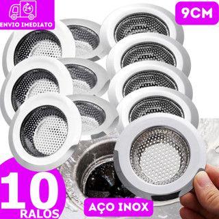 Kit Ralo Inox 9cm Pia Ralo Tanque Cuba Cozinha 100% Inox - SQ - Ralo de ...