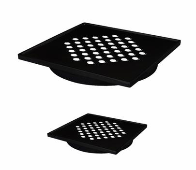 Kit Ralos Inox 304 + Base Tradicional Pretos 15x15 E 10x10 - MONTAL ...