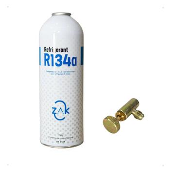 Kit Recarga Gás R134 750g Válvula Ar Condicionado Automotivo - Zak ...