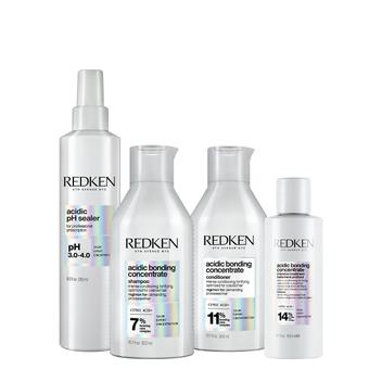 Kit Redken Acidic Bonding Concentrate Pré Tratamento Duo (4 produtos ...