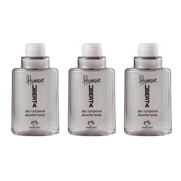 Kit Refil Desodorante Humor Liberta Unissex com 3 unidades - Natura ...