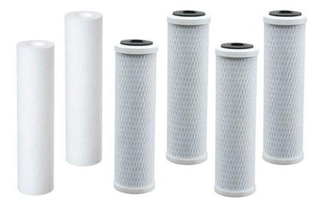 Kit Refil Reposição Filtro 3 Estágios Consumo - Fdma Filtros - Elemento ...