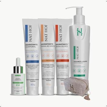 Kit Regeneração e Hidratação Premium - NAT HOF - Kit de Tratamento para ...