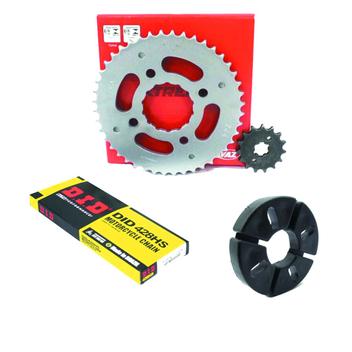 Kit Relação Titan/Fan160 16-18 + Jg Coxim (4Pcs) Vaz+Did - Vaz Extreme ...