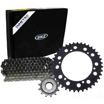 Kit Relação Transmissão Fazer 250 2005 a 2018 Aço 1045 Vaz - Kit ...