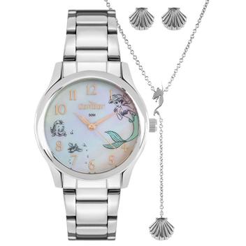 Kit Relógio Disney CONDOR Feminino Prata CO2035NOB/K4K - Kit Relógio ...