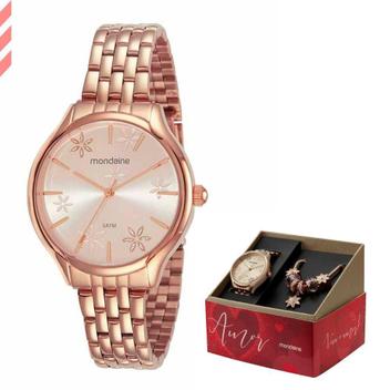 Kit Relogio Femino Rose Mondaine 32341Lpmvre2 - Kit Relógio - Magazine ...