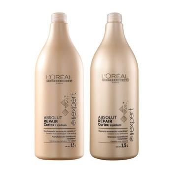 Kit Repair Cortex Loreal Shampoo e Condicionador 1500l - Kit Shampoo e ...