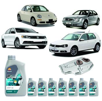 KIT REPSOL/TECFIL Kit Troca de Óleo + Filtro Do Cambio Automático VW ...