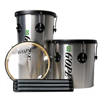 Kit Resenha Gope Pandeiro Rebolo Repique de Mão e Reco Reco - Bateria e ...