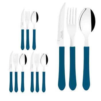 Kit Restaurante 12 Talheres Tramontina Faca + Garfo + Colher ...