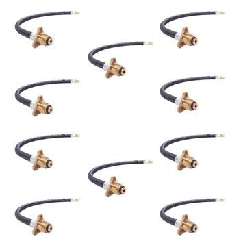 Kit revenda 10un Mangueira Mangote Flexível 50cm Botija P45 - SRV Gás ...