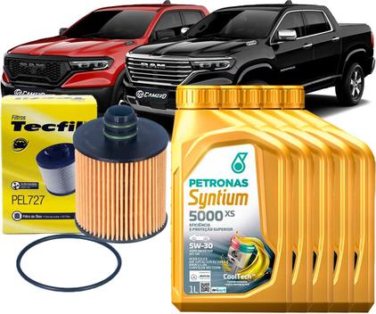 Kit Revisão Troca De Óleo 5w30 e Filtro Ram Rampage 2.0 Diesel 2023 ...
