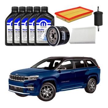 Kit Revisao Troca Filtros Jeep Compass 1.3 Turbo 2021 A 2024 - Wega ...