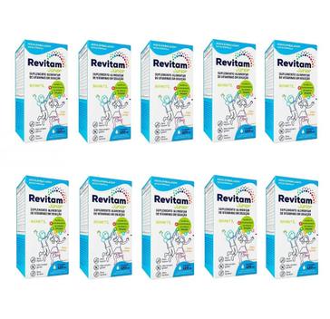 Kit Revitam Júnior Sabor Laranja Com 10 Unidades De 120ml Cada - BIOLAB ...