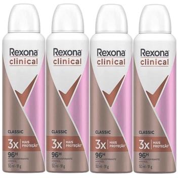 Kit Rexona Clinical Classic Aerosol Desodorante Antitranspirante Anti ...
