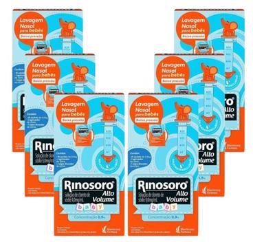 Kit Rinosoro Alto Volume Baby 6 Caixas Com 15 Sachês Cada - MANTECORP ...