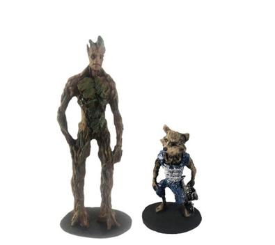 Kit Rocket Raccoon E Groot Adulto Guardiões Da Galáxia - Gama ...