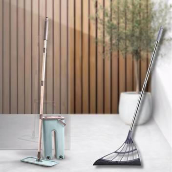 Kit Rodo Flat Mop E Balde Lava E Seca Profissional Com 2 Refil ...