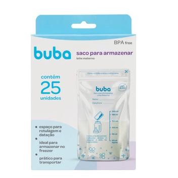 Kit Saco Para Armazenar Leite Materno 25 Unidades 200ml - BUBA ...