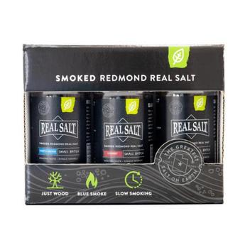 Kit Sal Integral defumado com madeiras nobres - Real Salt Redmond - 3 ...