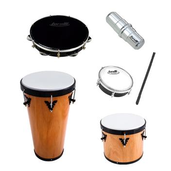 Kit Samba Pandeiro Timba Repique De Mão Tamborim E Ganzá - Torelli ...