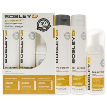 Kit seguro Bos Defense - 3 peças e 150 ml cada - Bosley - Composto de ...