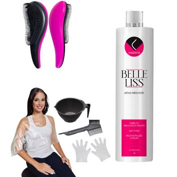 Kit Selagem Imabelle Capilar Profissional Belle Liss 1L - Cuidados com ...