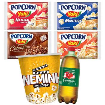 Kit Sessão de Cinema - Balde + Pipoca + Refrigerante - Docemalu ...