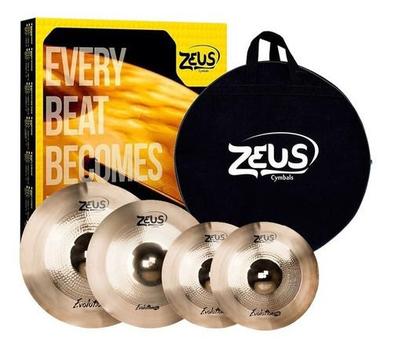 Kit Set De Pratos Zeus Evolution Pro Set C 14 16 20 + Bag - Pratos de ...