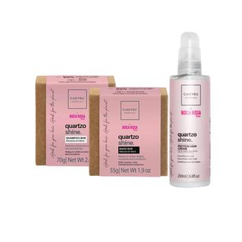 Kit Sham, Masc em Barra e Proteína By Boca Rosa - Cadiveu - Kit de ...