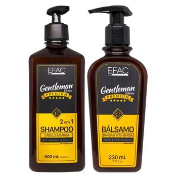 Kit Shampo E Bálsamo Para Cabelo E Barba Gentleman Edition - Efac ...