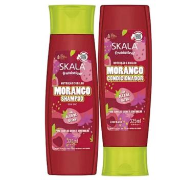 Kit Shampoo 235ml E Condicionador 325ml Morango Skala - Kit Shampoo e ...