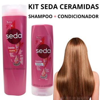 Kit Shampoo 300ml Condicionador 190ml Retinol e Ceramidas - Seda - Kit ...