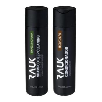 Kit Shampoo Anticaspa e Condicionador Masculino Rauk 240ml - Shampoo ...