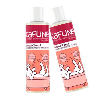 Kit Shampoo Cafuné 2 em 1 para Cães e Gatos - 300 mL - KIT - Shampoo e ...