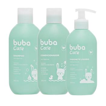Kit Shampoo Condicionador Sabonete 250ml Buba Care - Cuidados com o ...