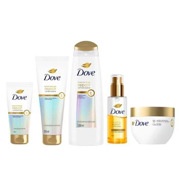 Kit Shampoo Dove Bond Intense 350ml +Máscara Capilar 250g ...
