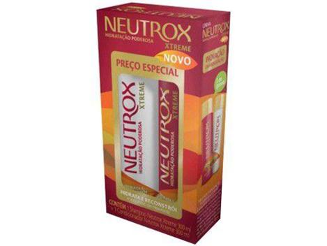 Kit Shampoo e Condicionador Neutrox Xtreme - Hidratação Poderosa 300ml ...